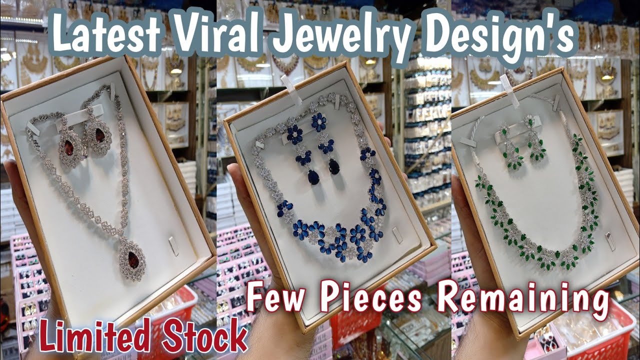 Silver colour necklace designs | Latest silver necklace set designs ...