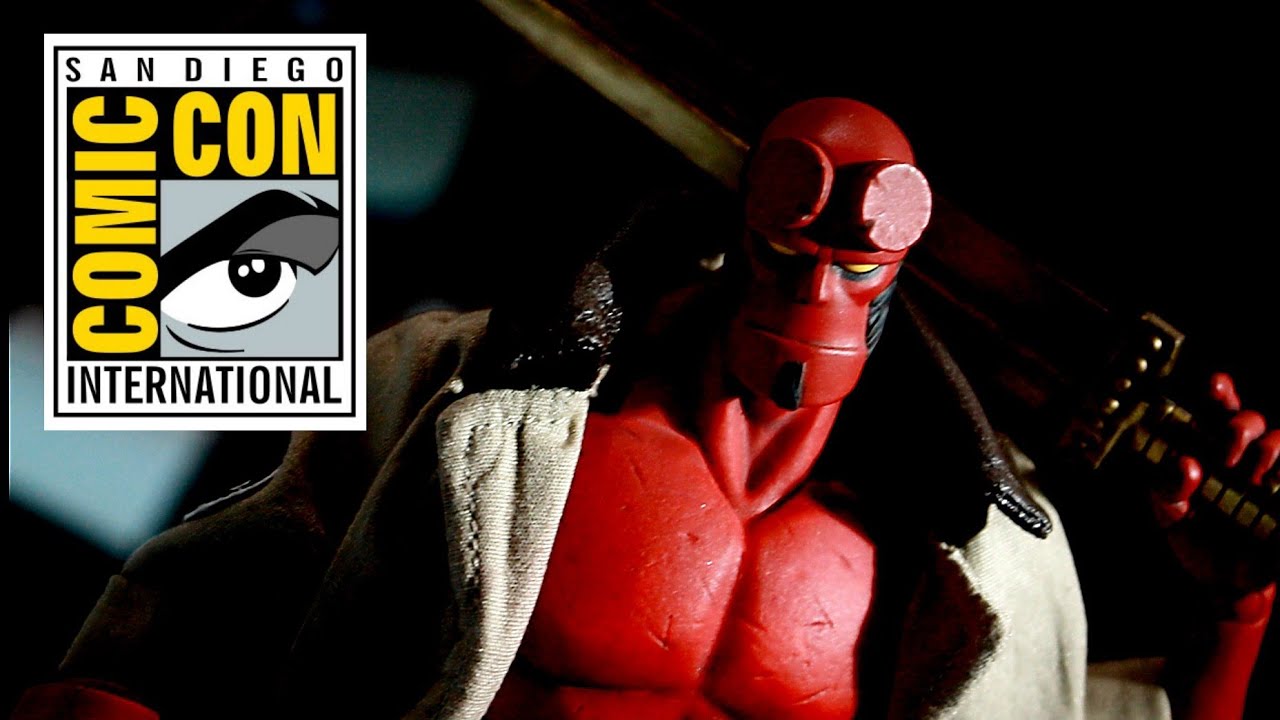 San Diego Comic-Con 2018 1000Toys Hellboy Quick Look - YouTube