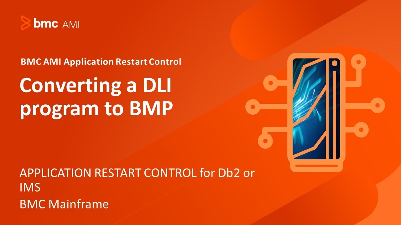 APPLICATION RESTART CONTROL FOR Db2 or IMS - Converting a DLI program ...