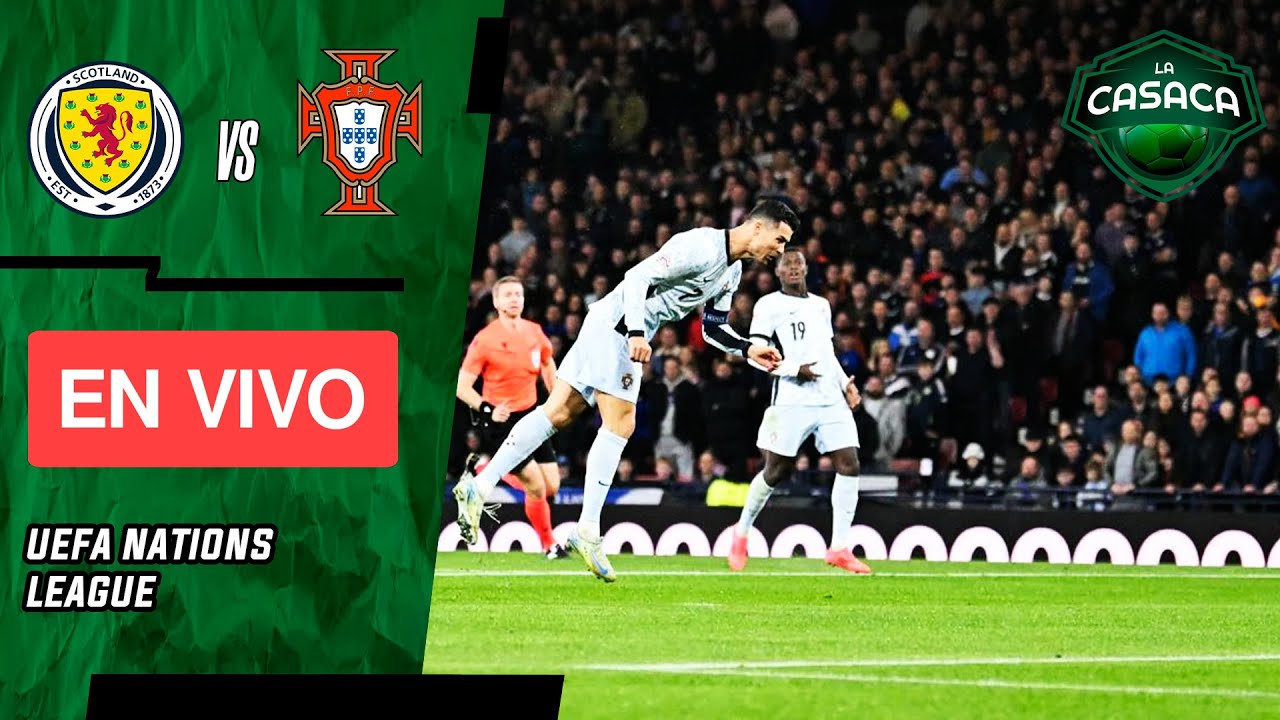 🚨 ESCOCIA vs PORTUGAL 🔥 UEFA NATIONS LEAGUE 2024 - RONALDO TITULAR ...