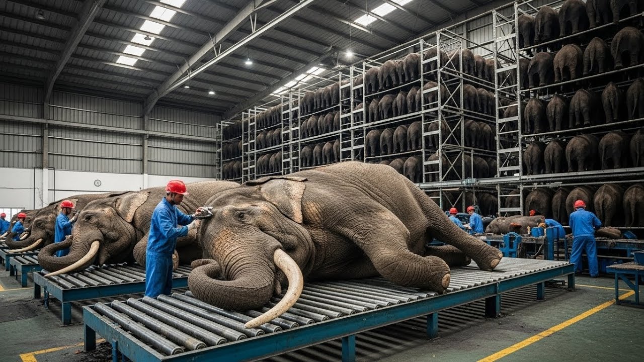 Inside the Giant Elephant Facility: How Massive Herds Are Managed at ...