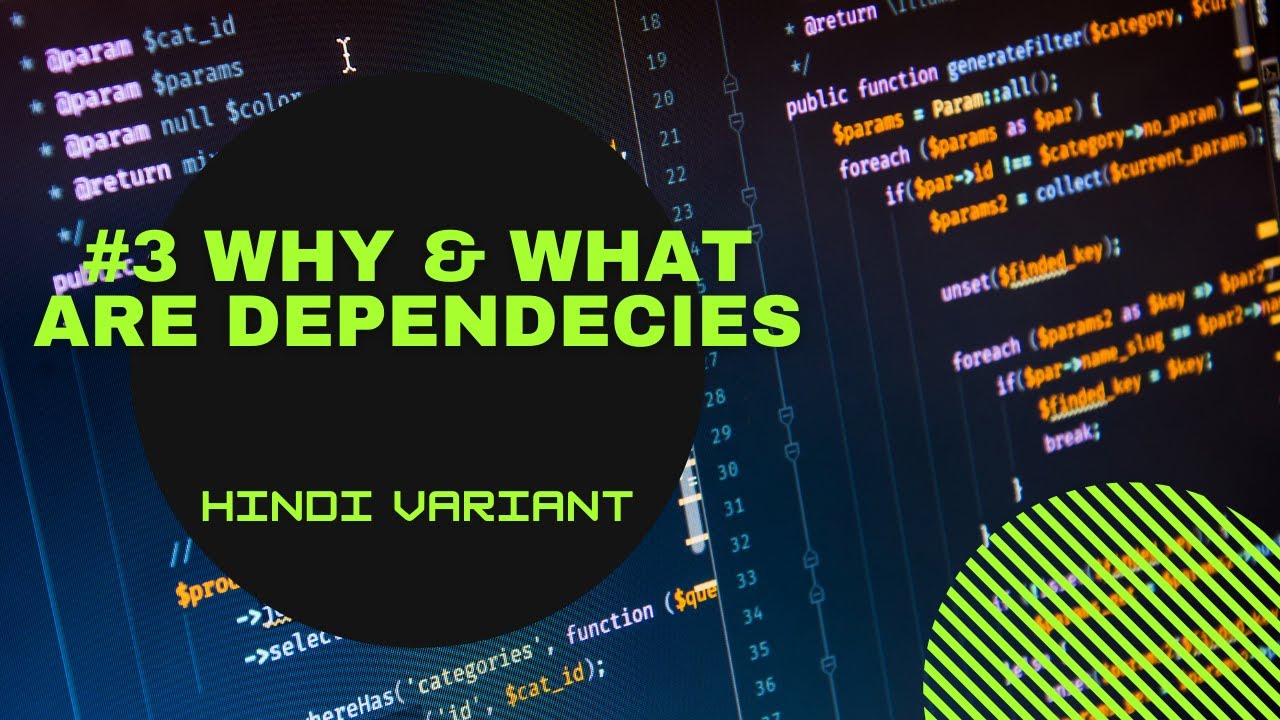 #3 Why & What are Dependencies | Nodejs | Hindi - YouTube