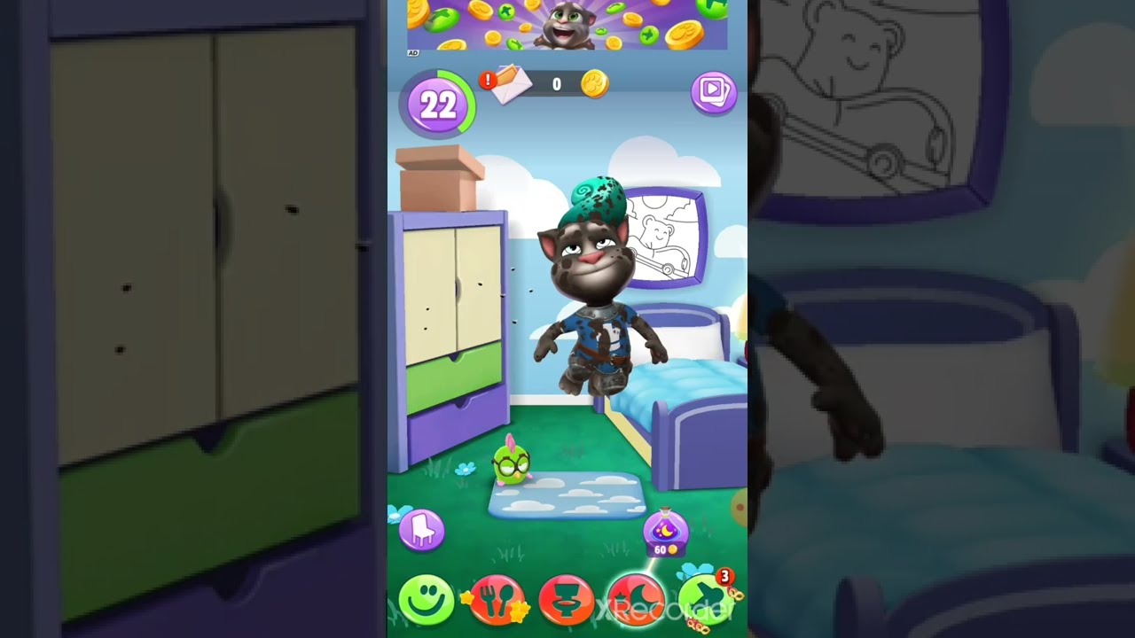 Laugh with my talking tom 2 - crazy fails (cartoon short video) - YouTube