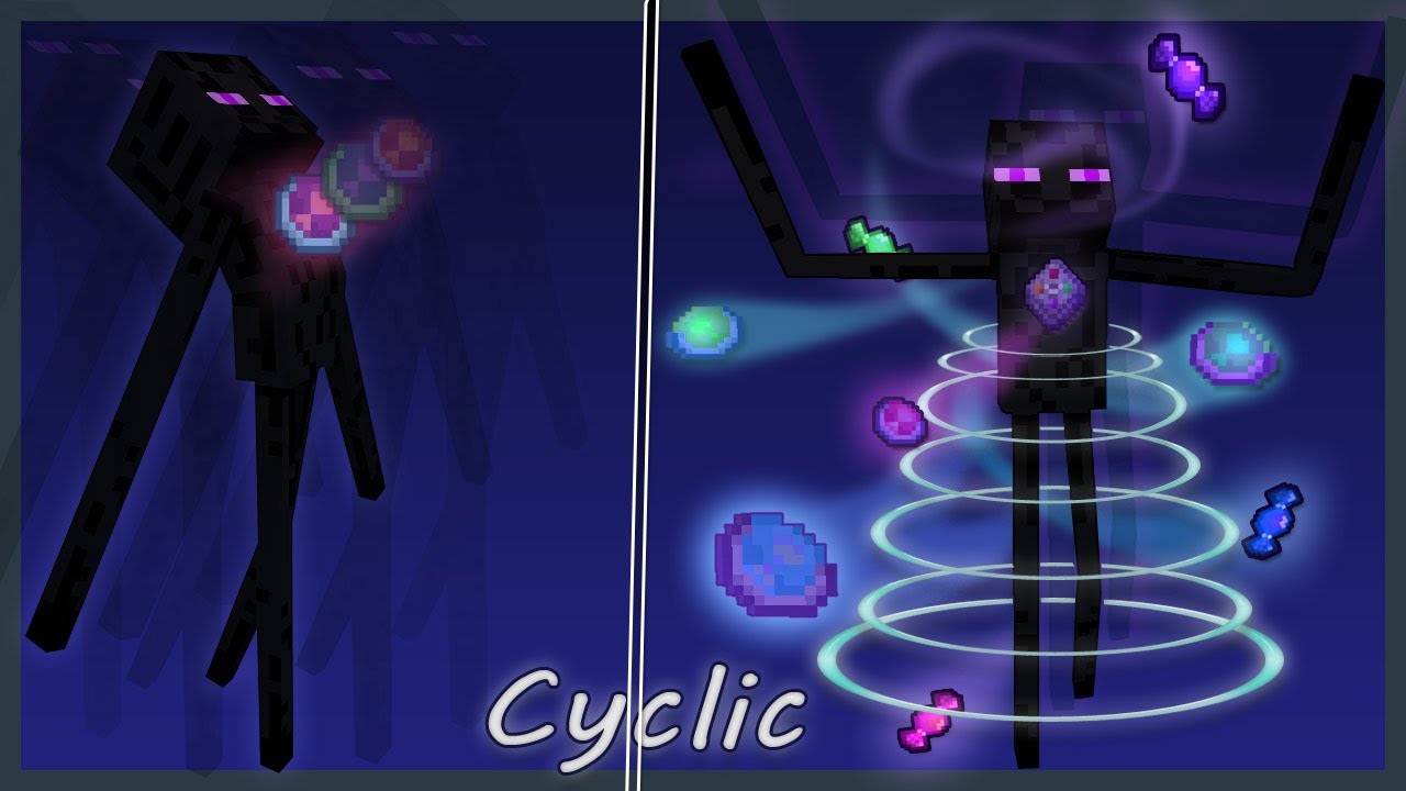 Minecraft Cyclic: Uncrafting Grinder, Shape Builder und OP Charms ...