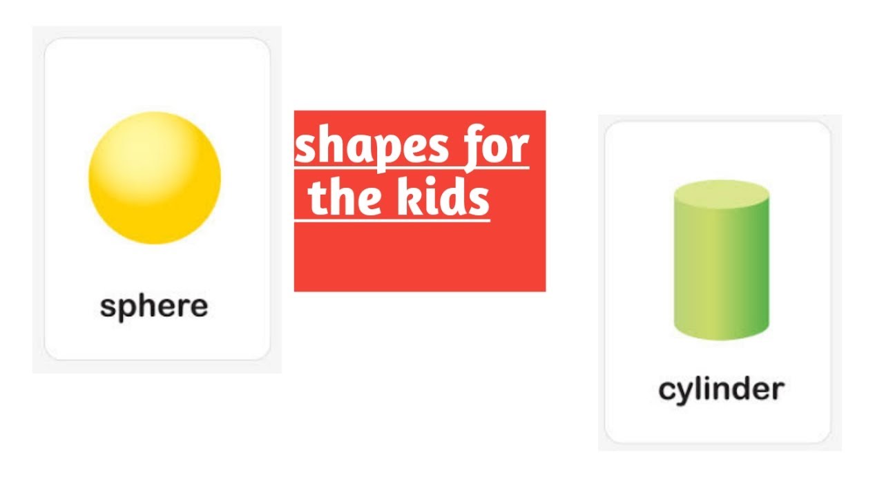 concept of sphere and cylinder shape||shapes for kids - YouTube