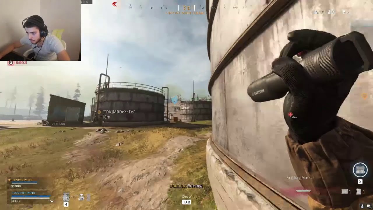 first game with face cam/call of duty modern warfare: warzone - YouTube