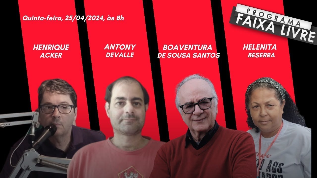 Faixa Livre 25.04.2024 | Henrique Acker, Antony Devalle, Boaventura de ...