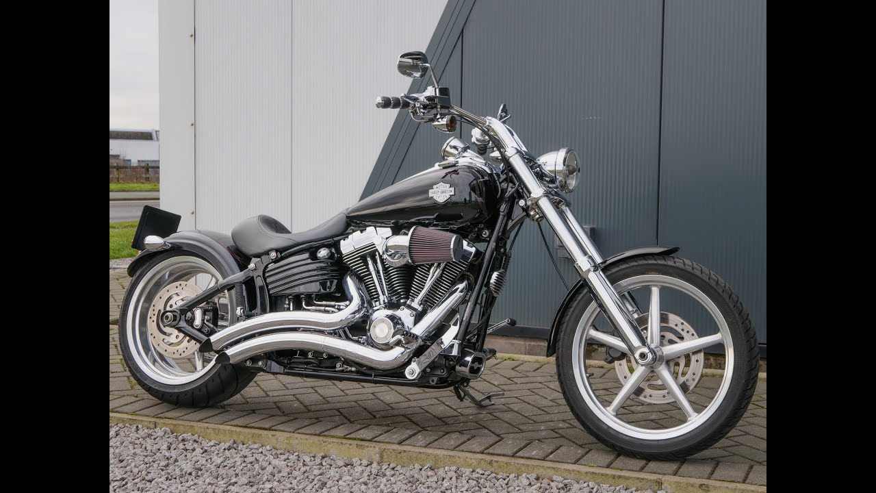 2008 Harley-Davidson Softail Rocker C @ WCHD, Glasgow, Scotland - YouTube