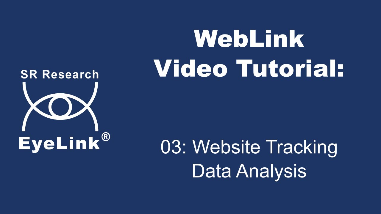 WebLink Video Tutorial: 03 - Website Tracking Data Analysis - YouTube
