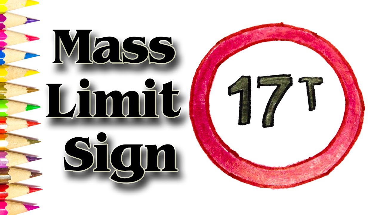 How to Draw a Mass Limit Sign - SLD - YouTube