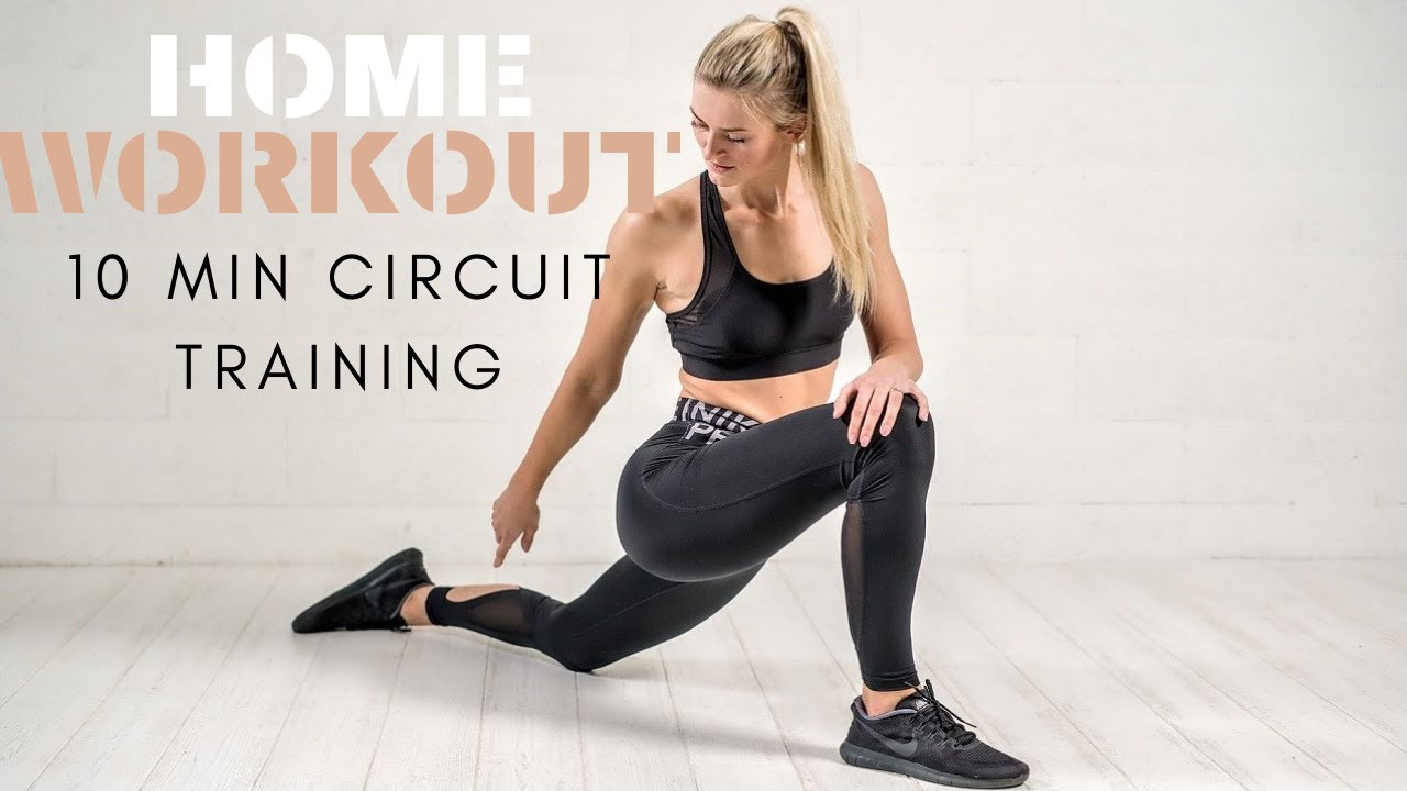 10 MIN Circuit training /Cardio /4 rounds - 5 exercises/ Low intensity ...