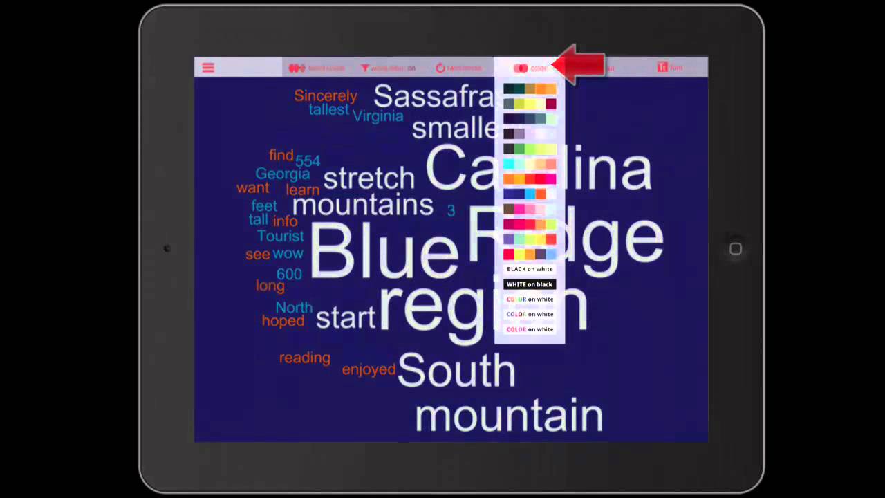 Word Clouds App by ABCya.com - YouTube