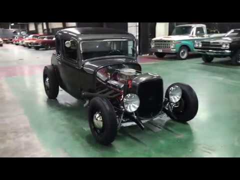 1932 Ford 5 Window Coupe Real Steel Hot Rod #161044 FOR SALE - YouTube