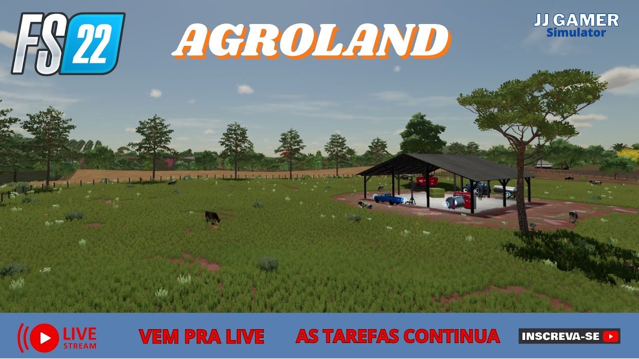 LIVE - FS 22 - MAPA AGROLAND - YouTube