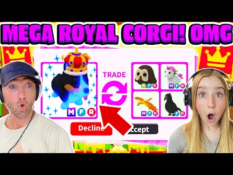 What People Trade For the New MEGA ROYAL CORGI in Roblox Adopt Me! Most ...