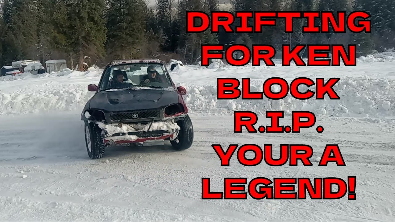 SNOW DRIFTING FOR KEN BLOCK, and some snowmobile jumps #kb43ver - YouTube