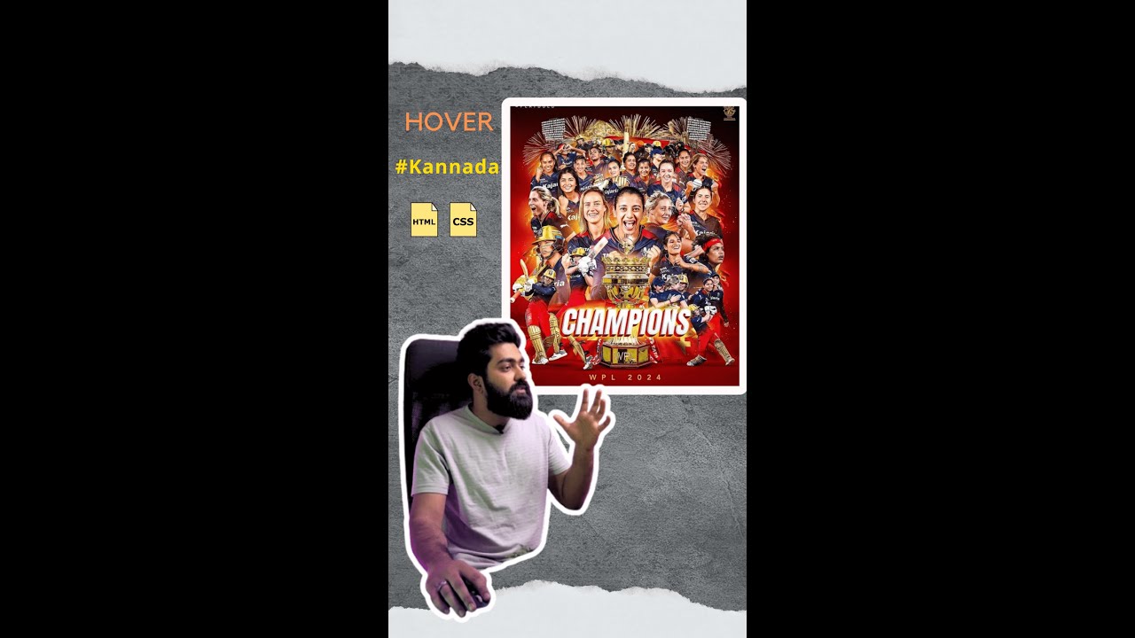 Html Css Hover Effect In Kannada Shyamiscoding Youtube