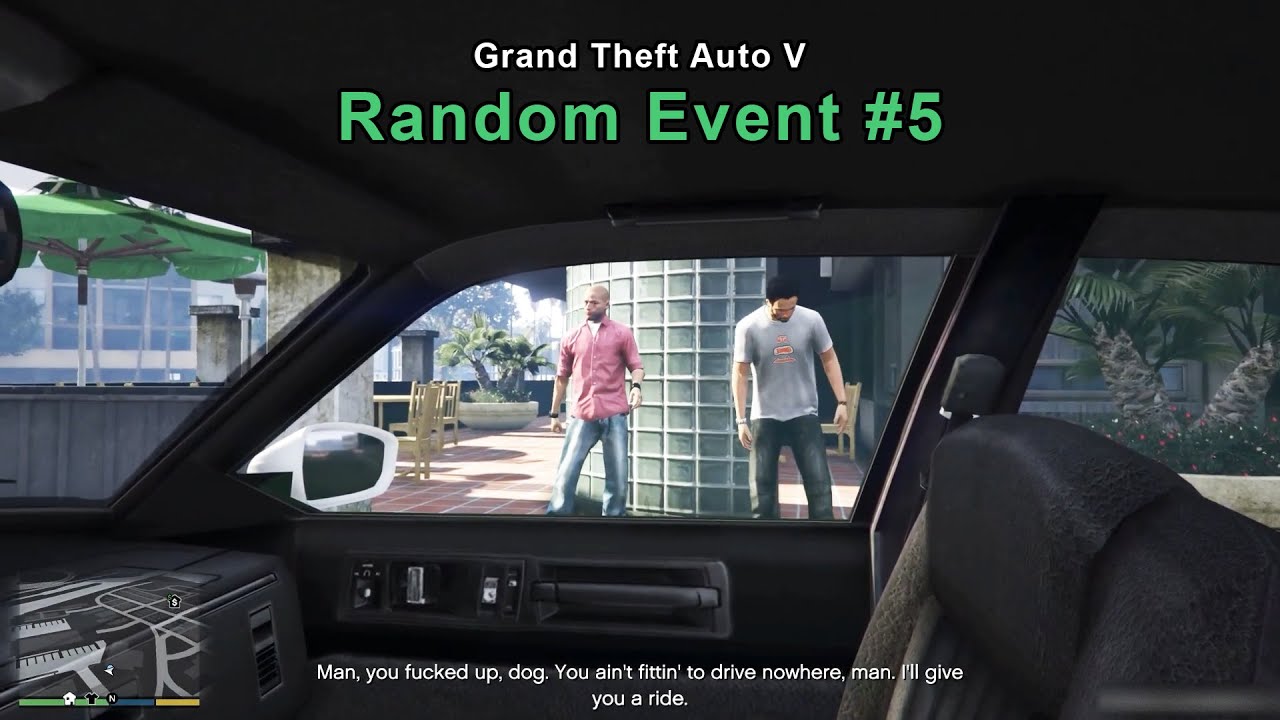 Drunk guy - Random Event #5 - GTA 5 - YouTube