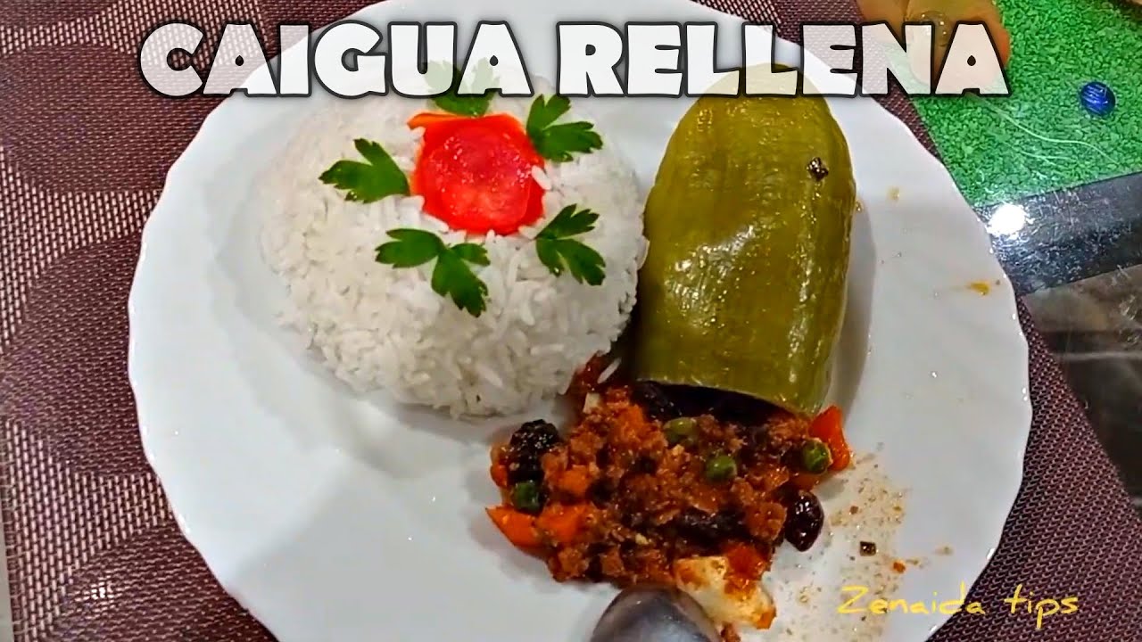 Cómo Preparar Caigua Rellena Receta peruana - YouTube