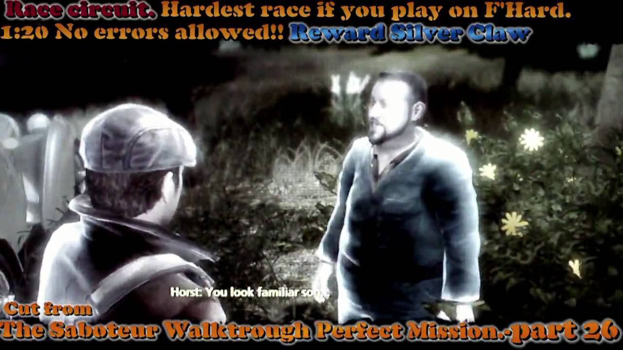 The Saboteur All Perk Guide part 2.. - YouTube