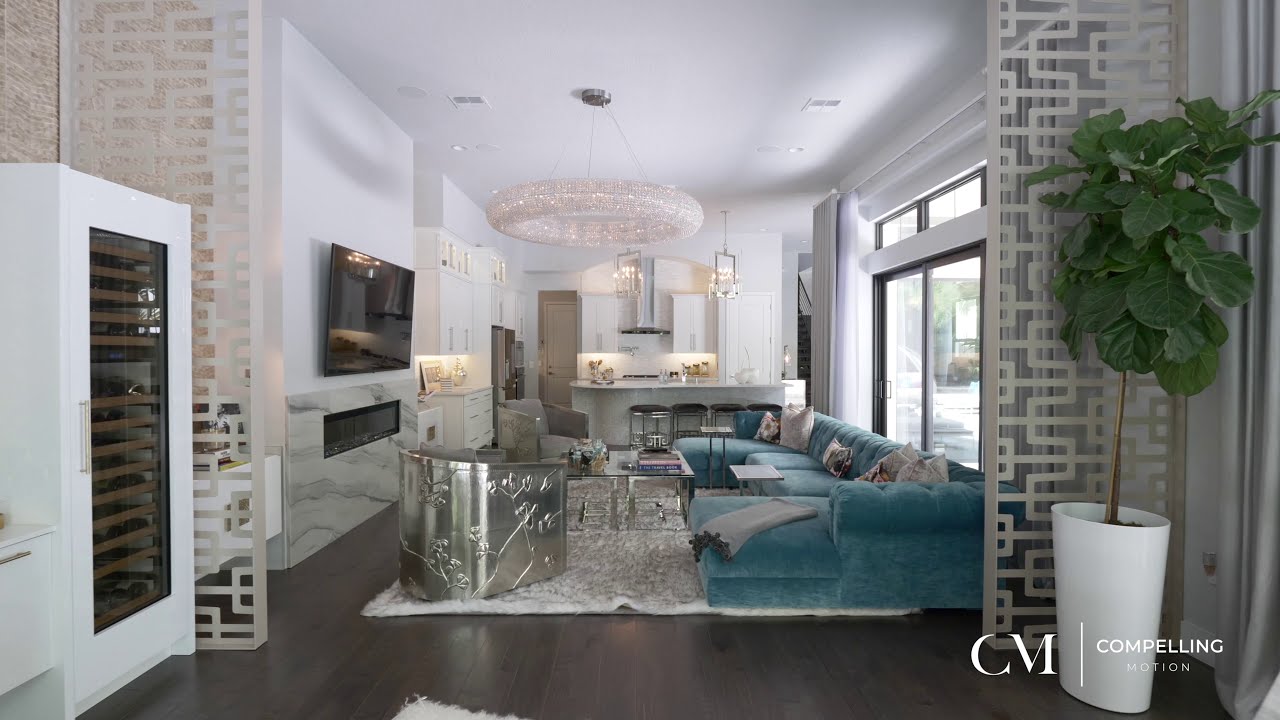 Florida Luxury Home with VIBRANT Interior Design - YouTube