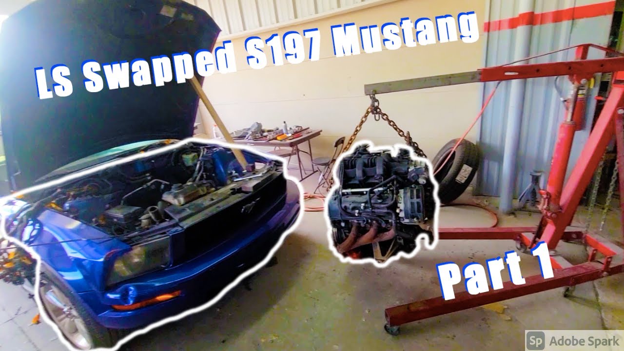 LS Swapped S197 Mustang PT.1 | New Transmission Arrived AND Removing ...