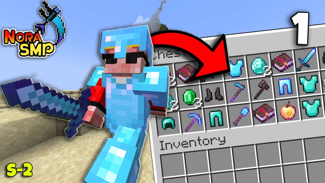 How I Become Most Strongest Player on 1st Day of Nora SMP (Season 2) # ...
