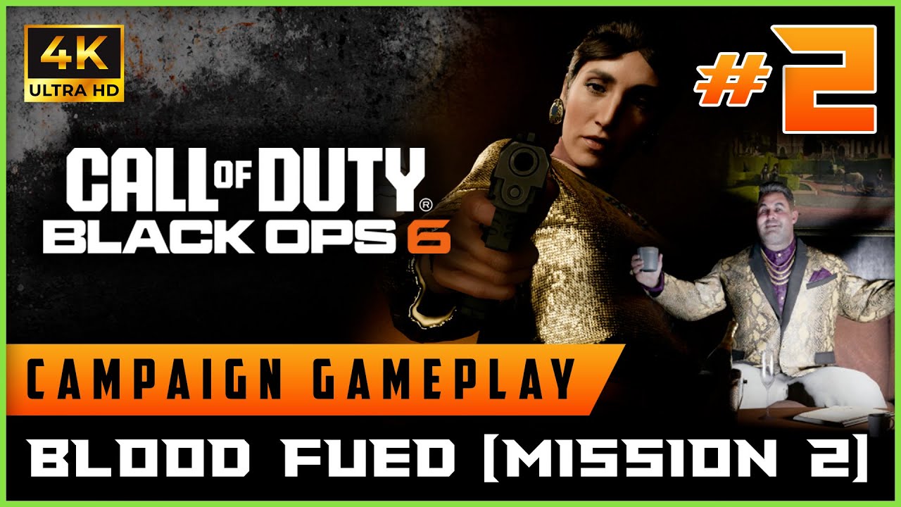 Black Ops 6 - Campaign 4K - Blood Feud (Mission 2) - YouTube