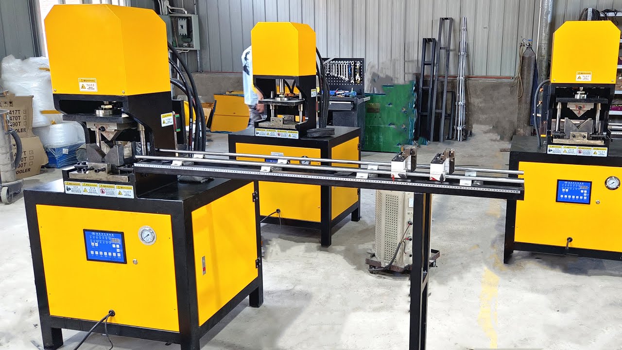 Square Frame Making Machine 90 Degree Angle Hydraulic Miter Notching ...