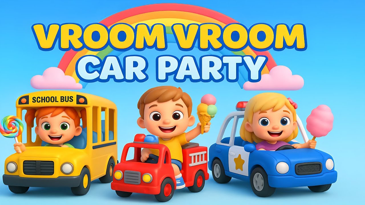 Shiny Wheels Show! Happiest Vehicle Parade! Shiny Cars,Trucks & Trains ...