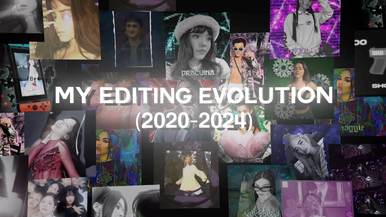 MY EDITING EVOLUTION 2020-2024. (40+ edits). Alight Motion, Video Star, After Effects, Blurrr ...