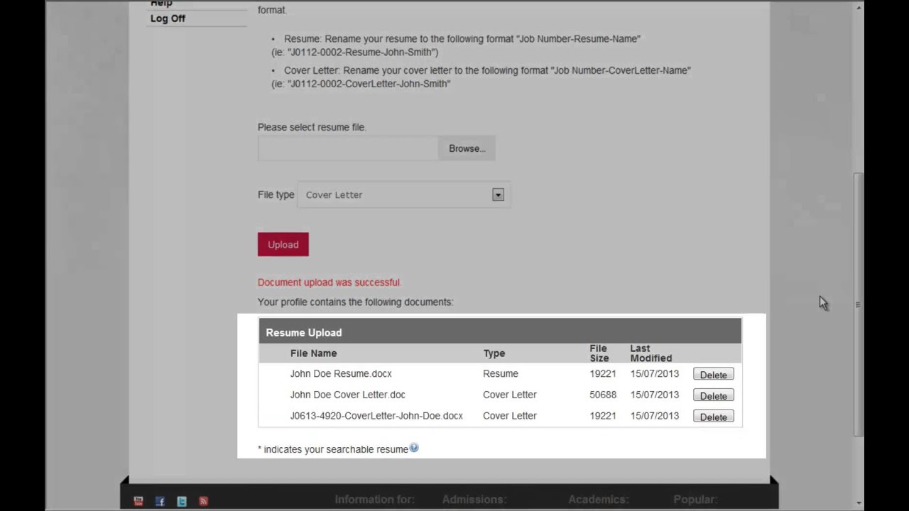 Njoyn for Candidates - Uploading Documents - YouTube