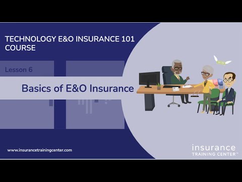 Technology E&O Insurance 101 Course: The Basics of E&O Insurance - YouTube