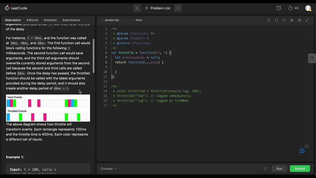 Day 16 Leetcode 2676 Throttle Daily Js Challenge Youtube