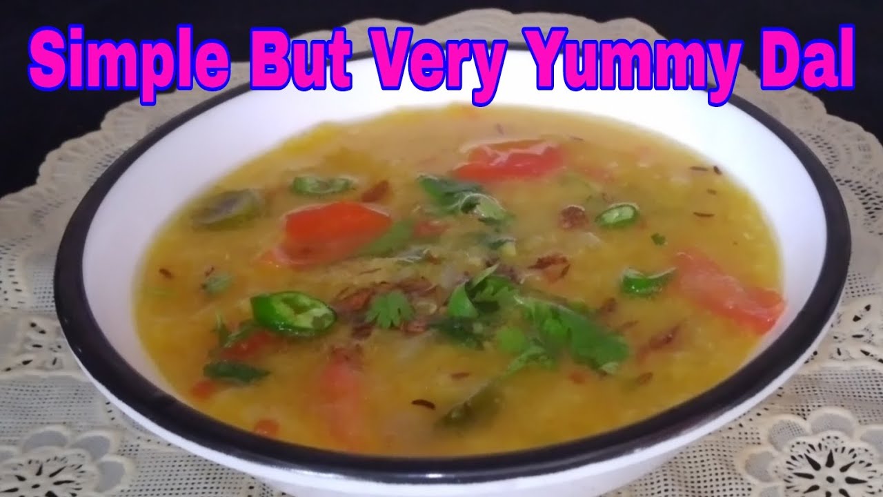 Simple But Very Yummy Dal Recipe! @Saeeda's cooking! - YouTube
