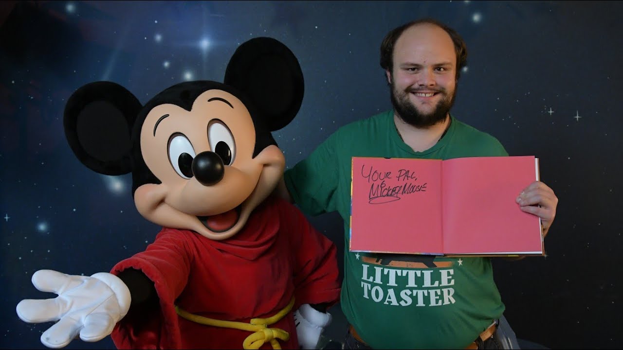 Meeting Sorcerer's Apprentice Mickey - YouTube