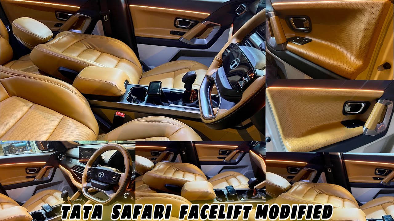 Tata Safari Storme Modified Interiors