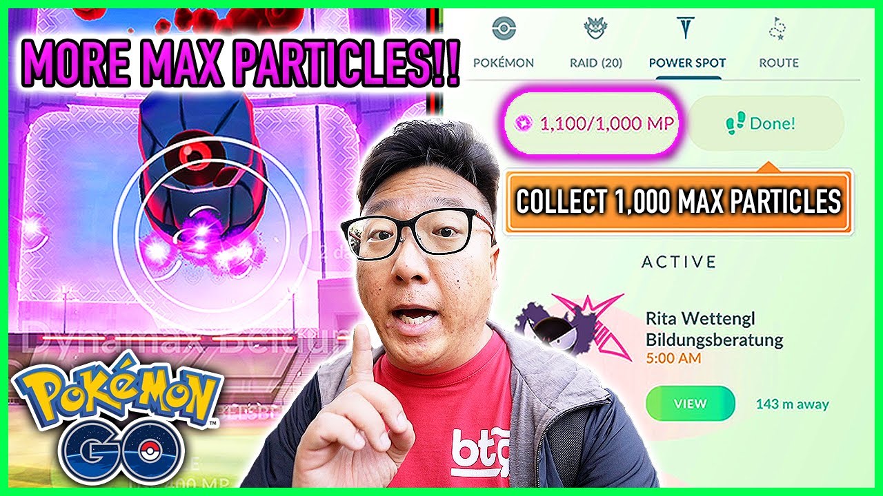 How to Collect Over 1,000 FREE Max Particles Daily in Pokemon GO - YouTube
