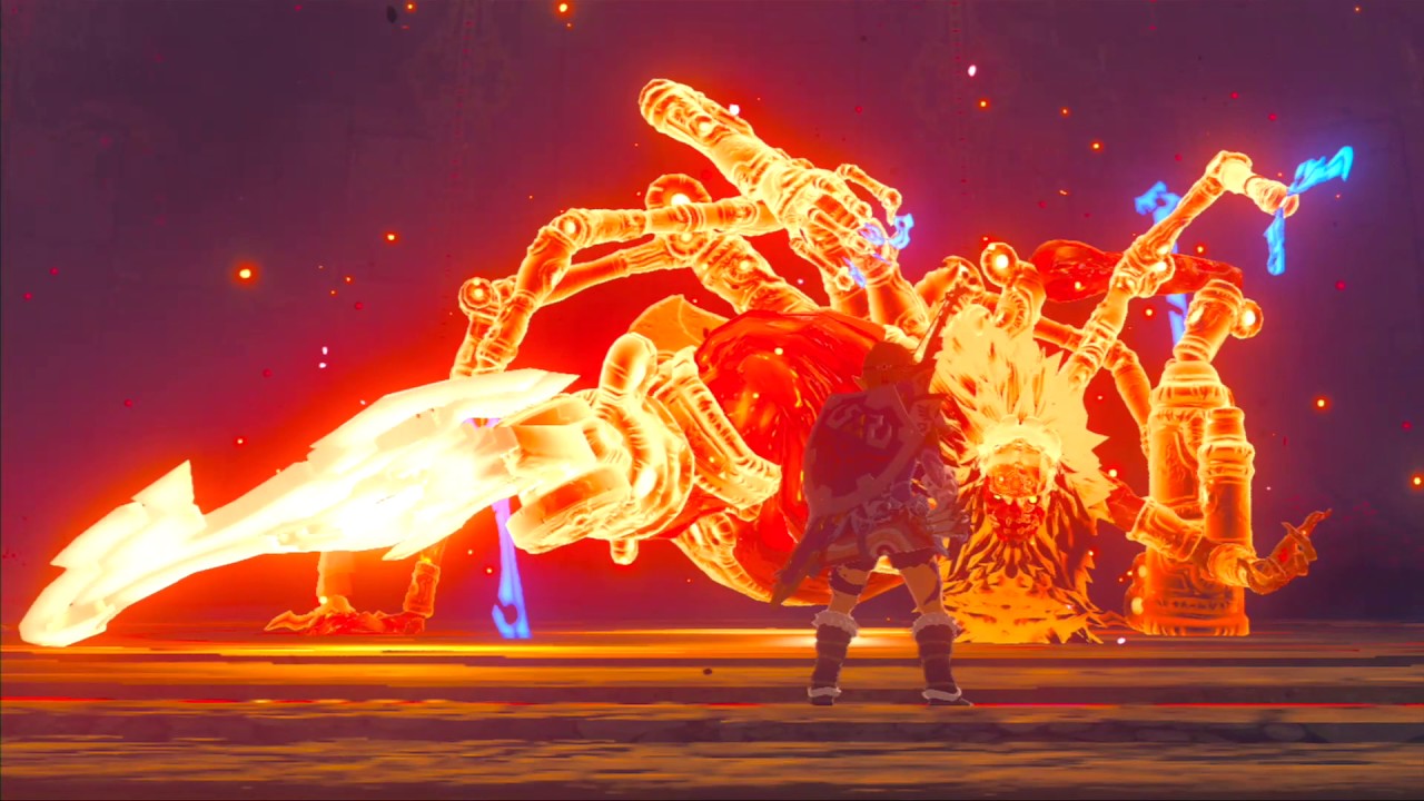 The Legend of Zelda: Breath of the Wild Ganon fight & Normal Ending ...