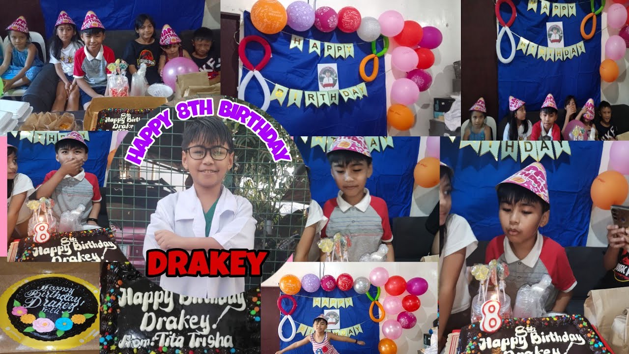 BIRTHDAY VLOG #11| DRAKEY'S 8TH BIRTHDAY| DRAKEY V. - YouTube