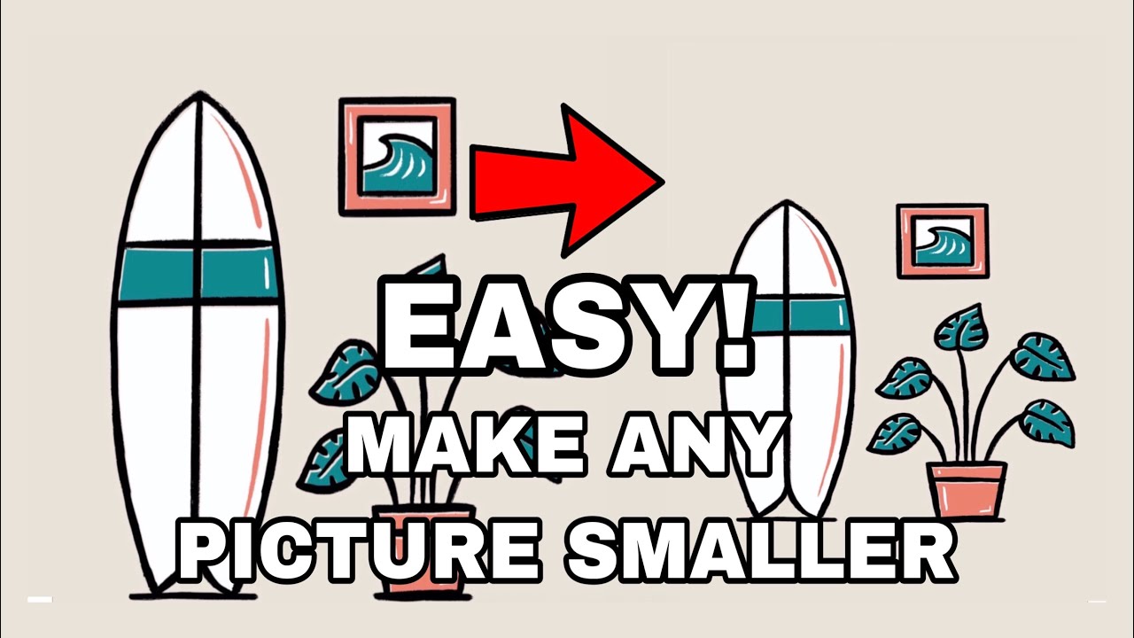 How To Make ANY Picture Smaller (EASY TUTORIAL) - YouTube