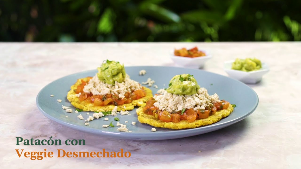 ¡Estos patacones con Veggie Desmechado te encantarán! 💚🍴 | Pietrán ...