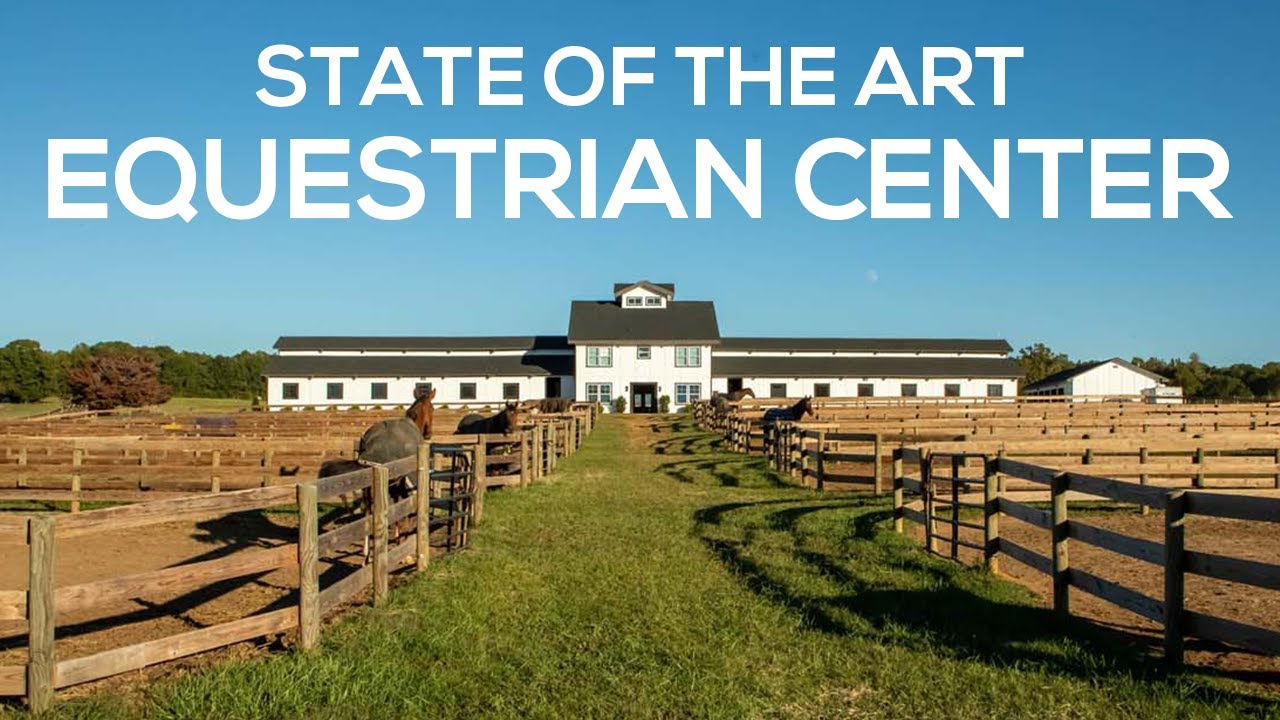State of the Art Equestrian Center with Living Space - YouTube