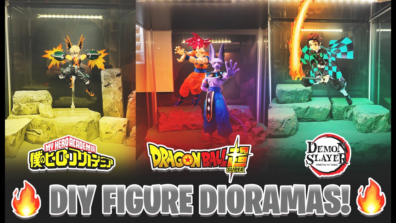 Creating Dioramas for Dragon Ball, My Hero Academia and Demon Slayer ...