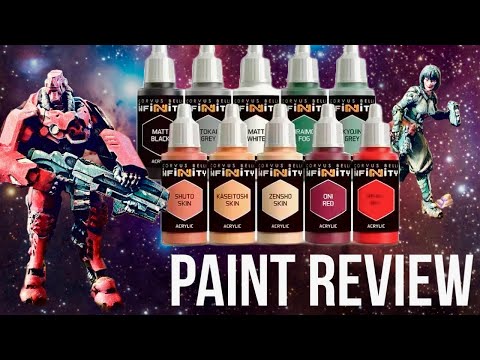 Infinity X Army Painter JSA Paint Set Review - YouTube
