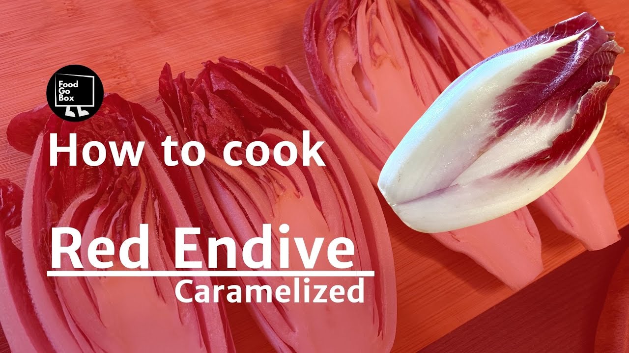 How to: cook caramelized Red Endive? 紅吉康 - YouTube