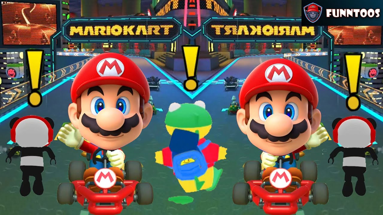 TAG WITH RYAN AND MARIO KART TOUR RAINNY SEASON CHALLENGE - YouTube