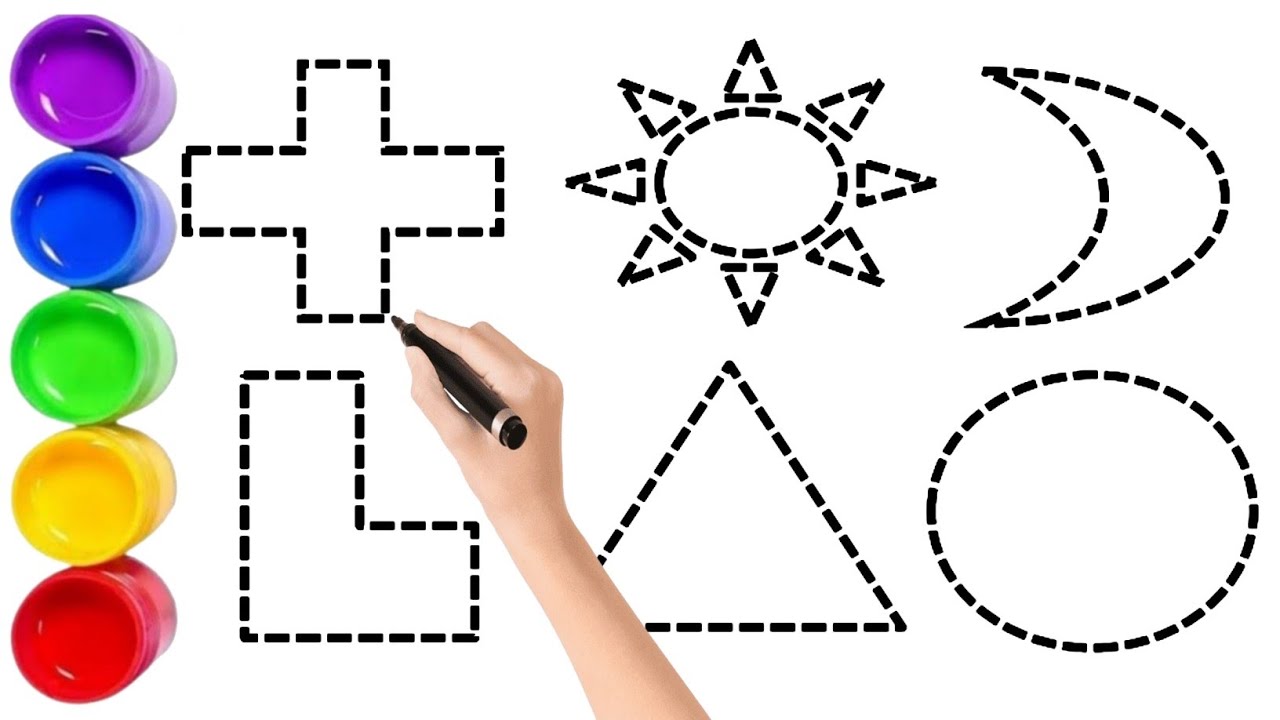 Master 3D Shapes with Fun Drawing Games - YouTube