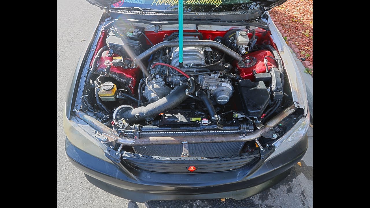 V8 IS300 | CUSTOM TUBE FRONT END !! - YouTube