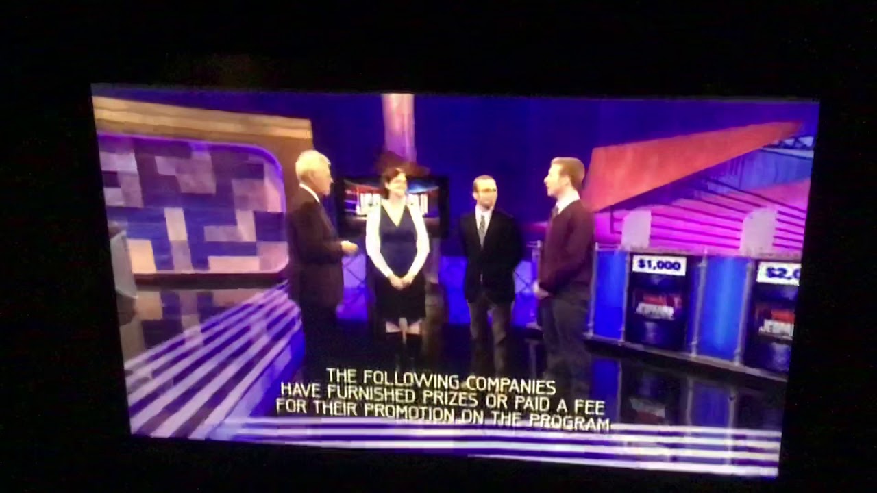 Jeopardy Closing Credits (March 11, 2013) - YouTube